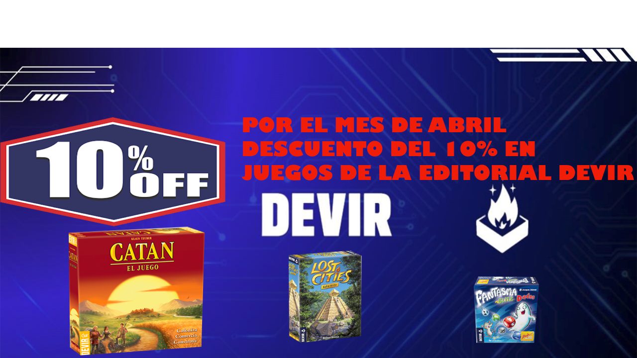todo ABRIL devir con el 10% DE DESCUENTO | La Caja de Juegos